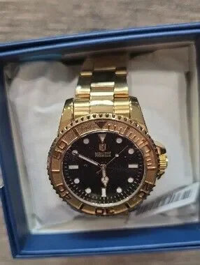Accessories | 9 Mens Montres Prestige By Invicta Goldtone Dive Style ...